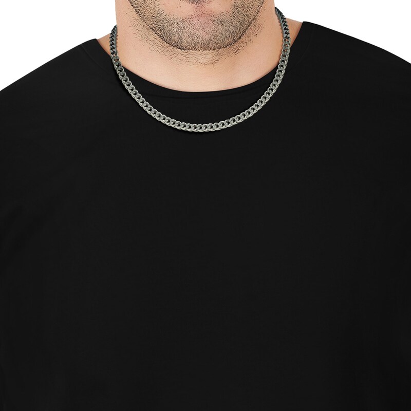 Stainless Steel 20 Inch Curb Chain | H.Samuel