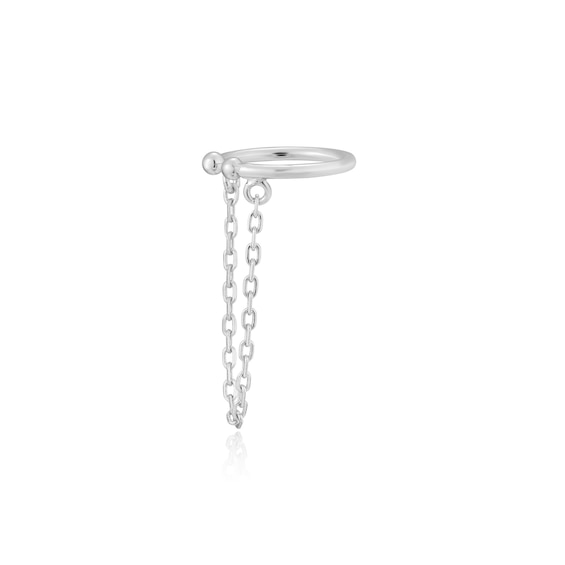 Ania Haie Sterling Drop Chain Ear Cuff | H.Samuel