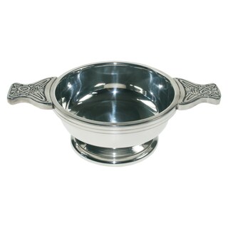 Celtic Design Standard Pewter Quaich | H.Samuel