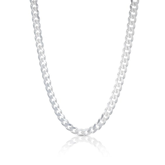 Men's Sterling Silver 20 Inch Curb Chain | H.Samuel