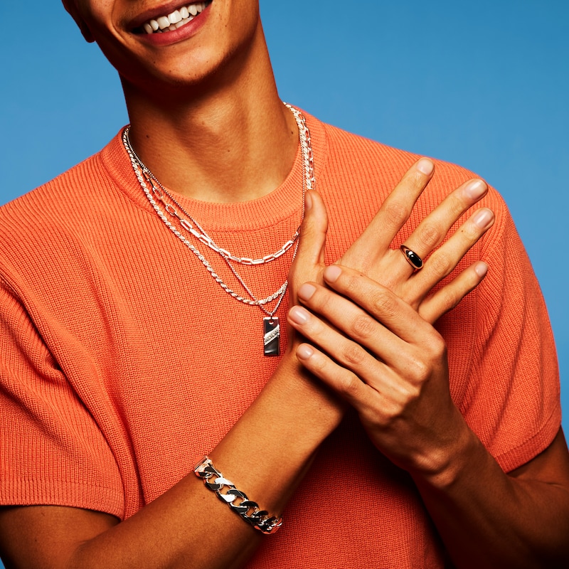 Men's Sterling Silver 22 Inch Rope Chain | H.Samuel