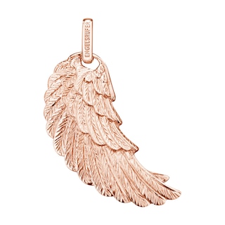 Angel Whisperer Small Rose Gold Angel Wing Pendant | H.Samuel