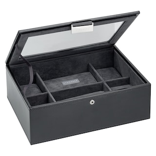 Black 8 Piece Watch Box | H.Samuel