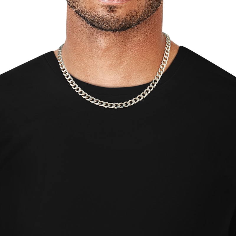 Sterling Silver 22 Inch Curb Chain | H.Samuel