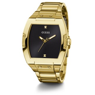 Guess Phoenix Men's Gold Tone Stainless Steel Bracelet Watch | H.Samuel