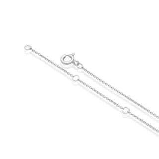 Sterling Silver Diamond Heart Necklace | H.Samuel