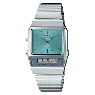 Casio Vintage AQ-800EC-2AEF Men's Stainless Steel Bracelet Watch | H.Samuel