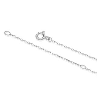Sterling Silver Pearl & Created Sapphire Pendant | H.Samuel