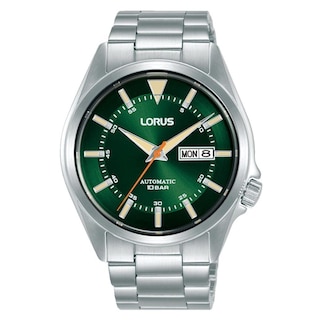 Lorus Automatic Mens Stainless Steel Bracelet Watch | H.Samuel
