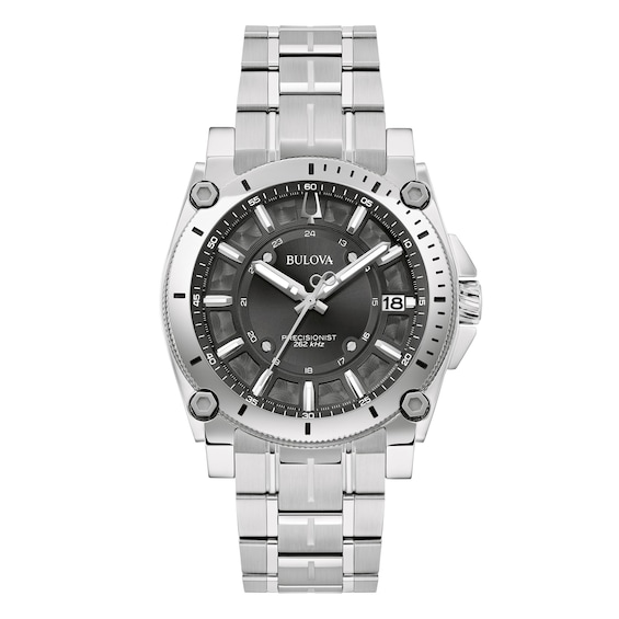 Bulova Icon High Precision Men's Black Dial Bracelet Watch | H.Samuel