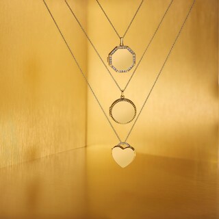 Sterling Silver & 18ct Gold Plated Vermeil With Decorative Edge Locket ...