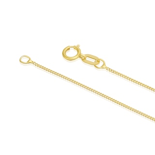 9ct Yellow Gold Small Oval Flower Locket | H.Samuel
